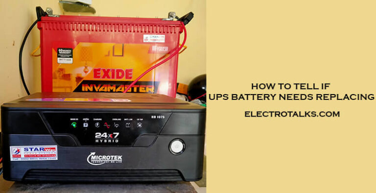 How To Tell If UPS Battery Needs Replacing - Electro Talks